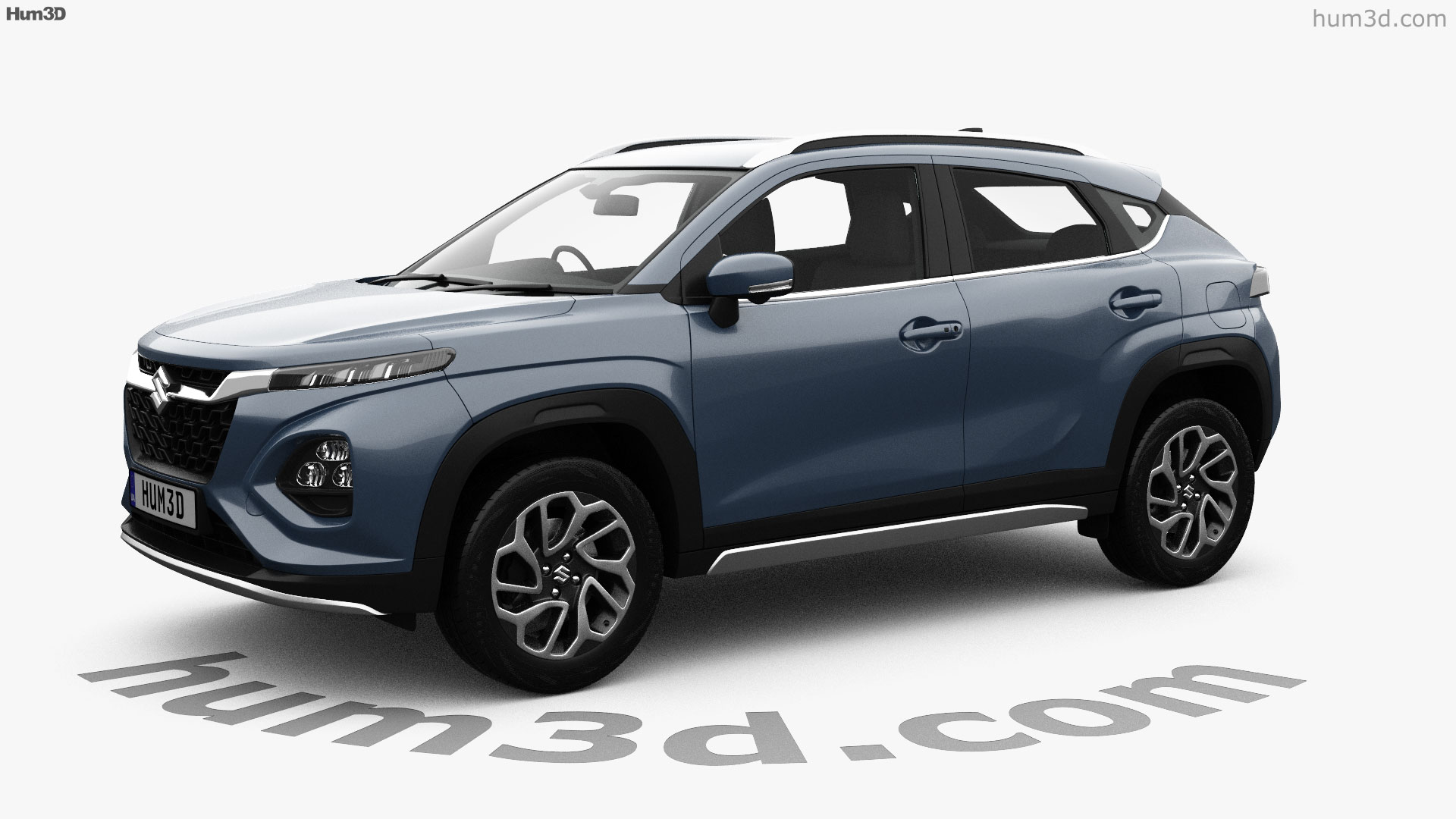 360 view of Suzuki Maruti Fronx 2024 3D model - 3DModels store