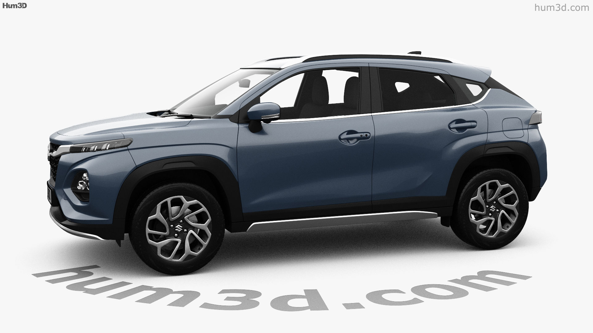 360 view of Suzuki Maruti Fronx 2024 3D model - 3DModels store