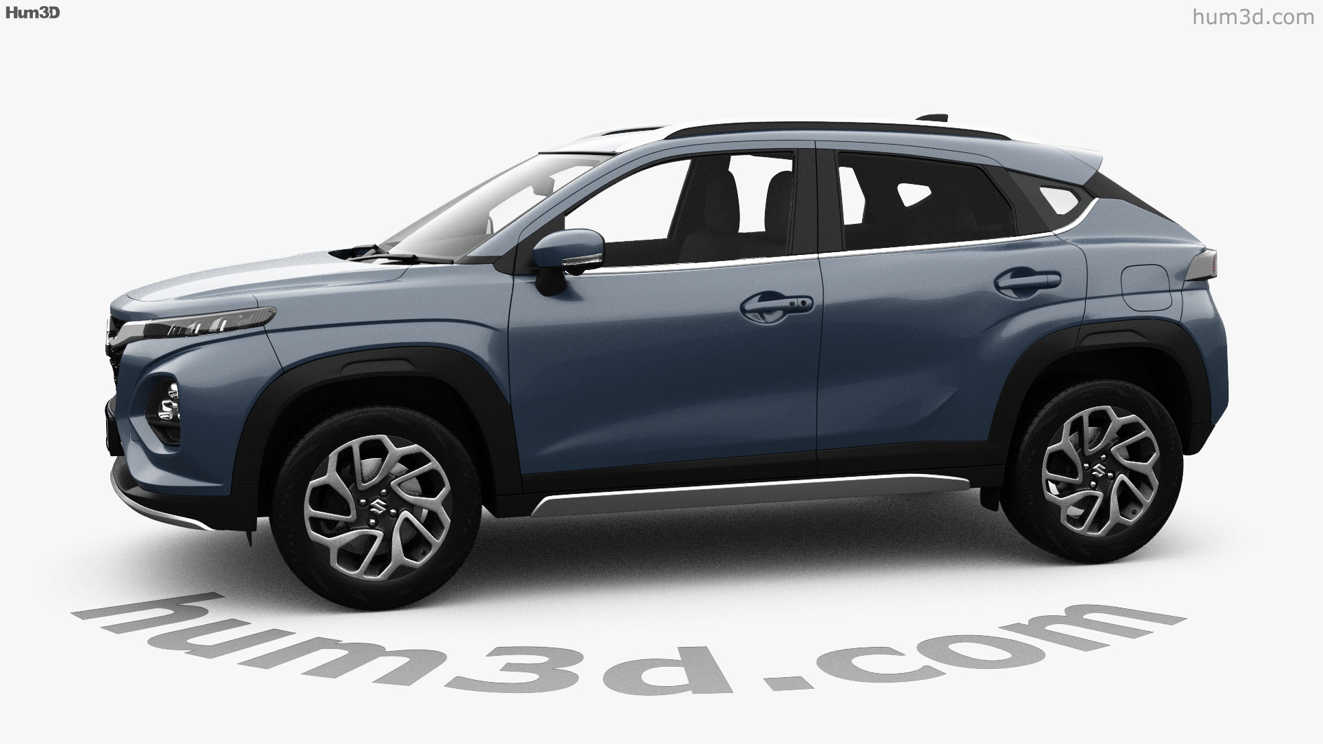 360 view of Suzuki Maruti Fronx 2024 3D model - 3DModels store