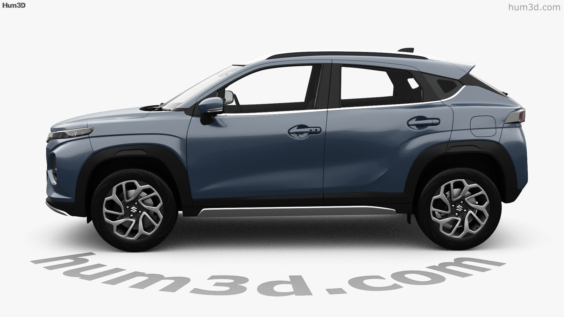 360 view of Suzuki Maruti Fronx 2024 3D model - 3DModels store