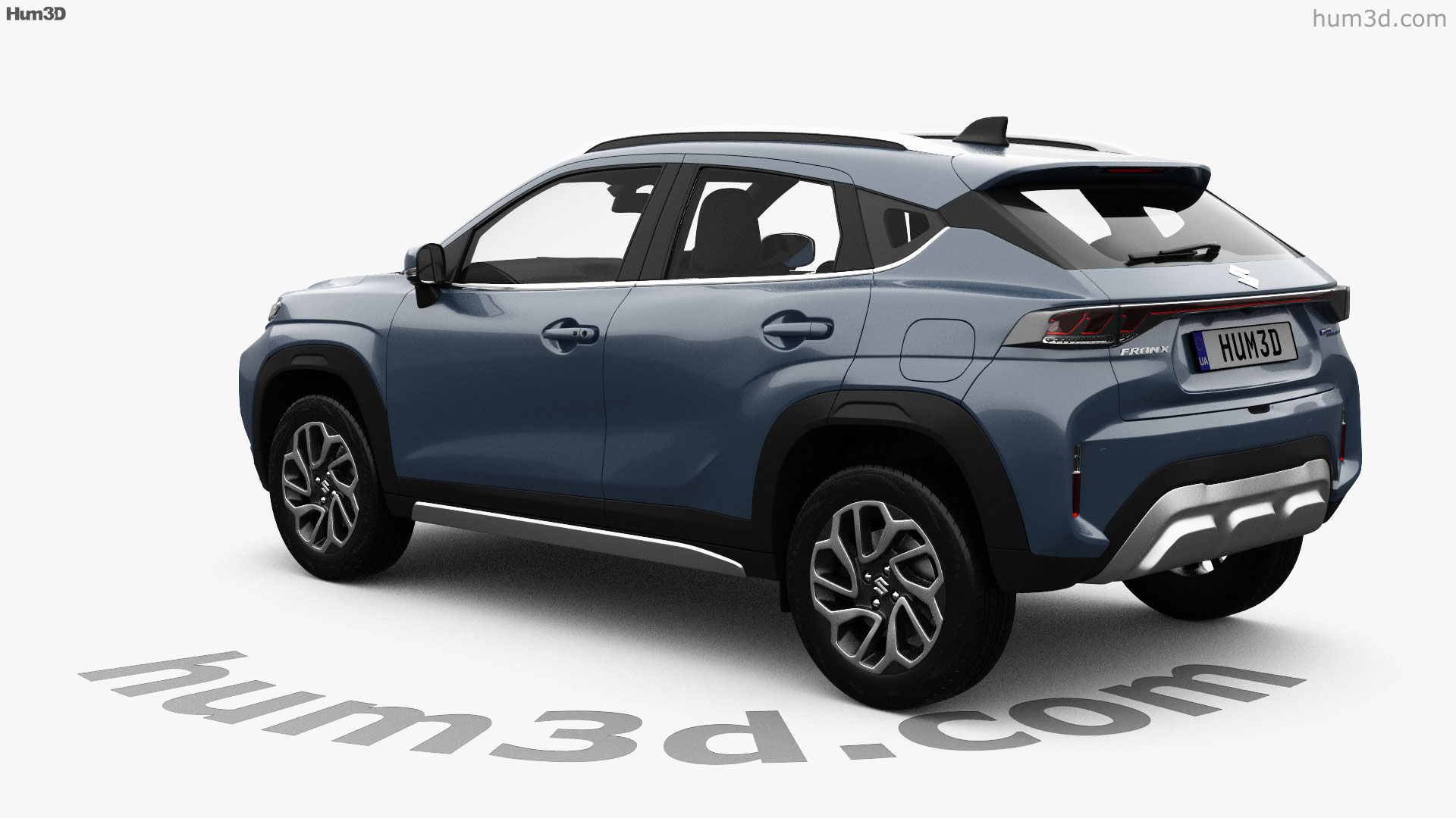 360 view of Suzuki Maruti Fronx 2024 3D model - 3DModels store