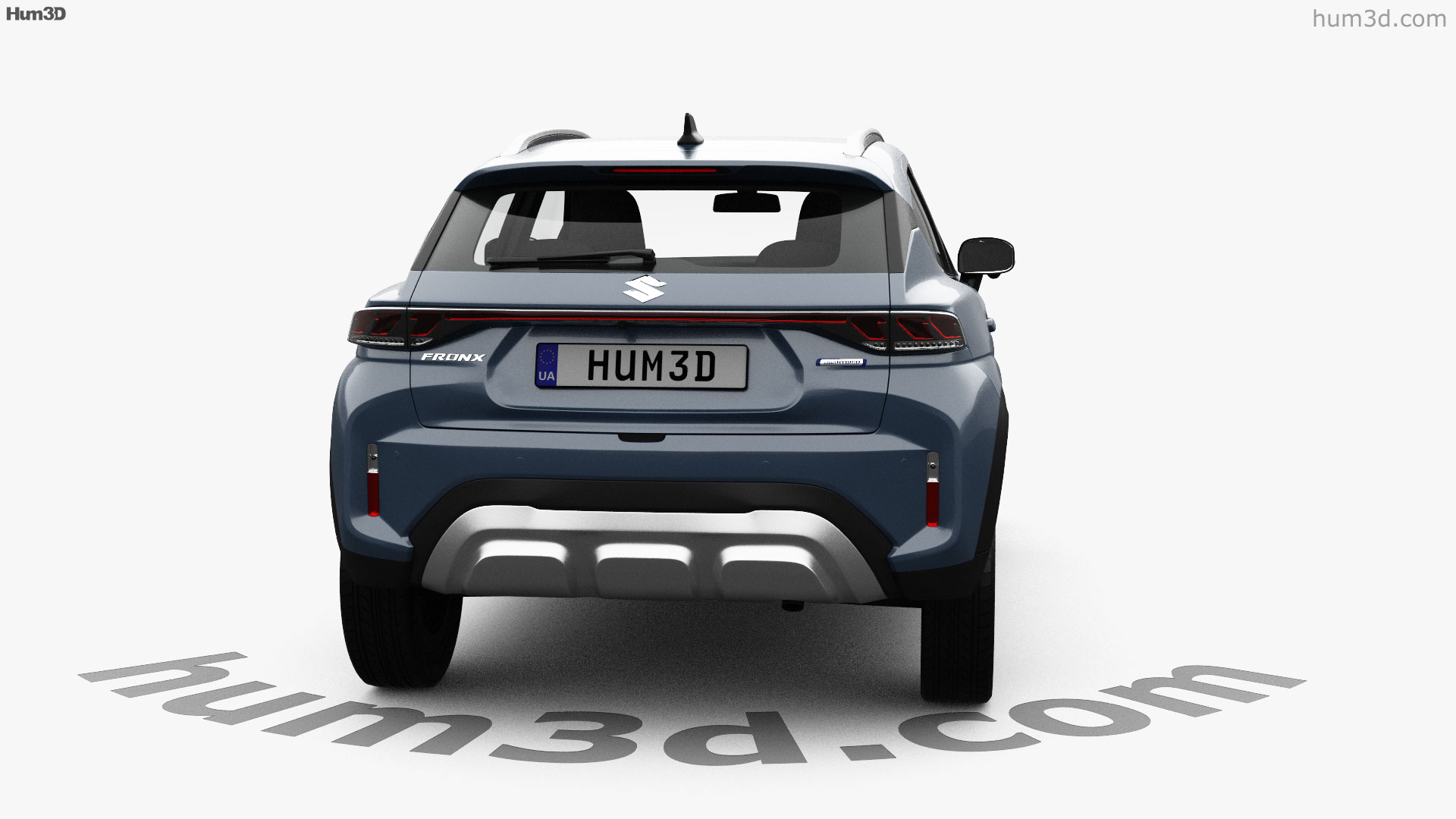 360 view of Suzuki Maruti Fronx 2024 3D model - 3DModels store
