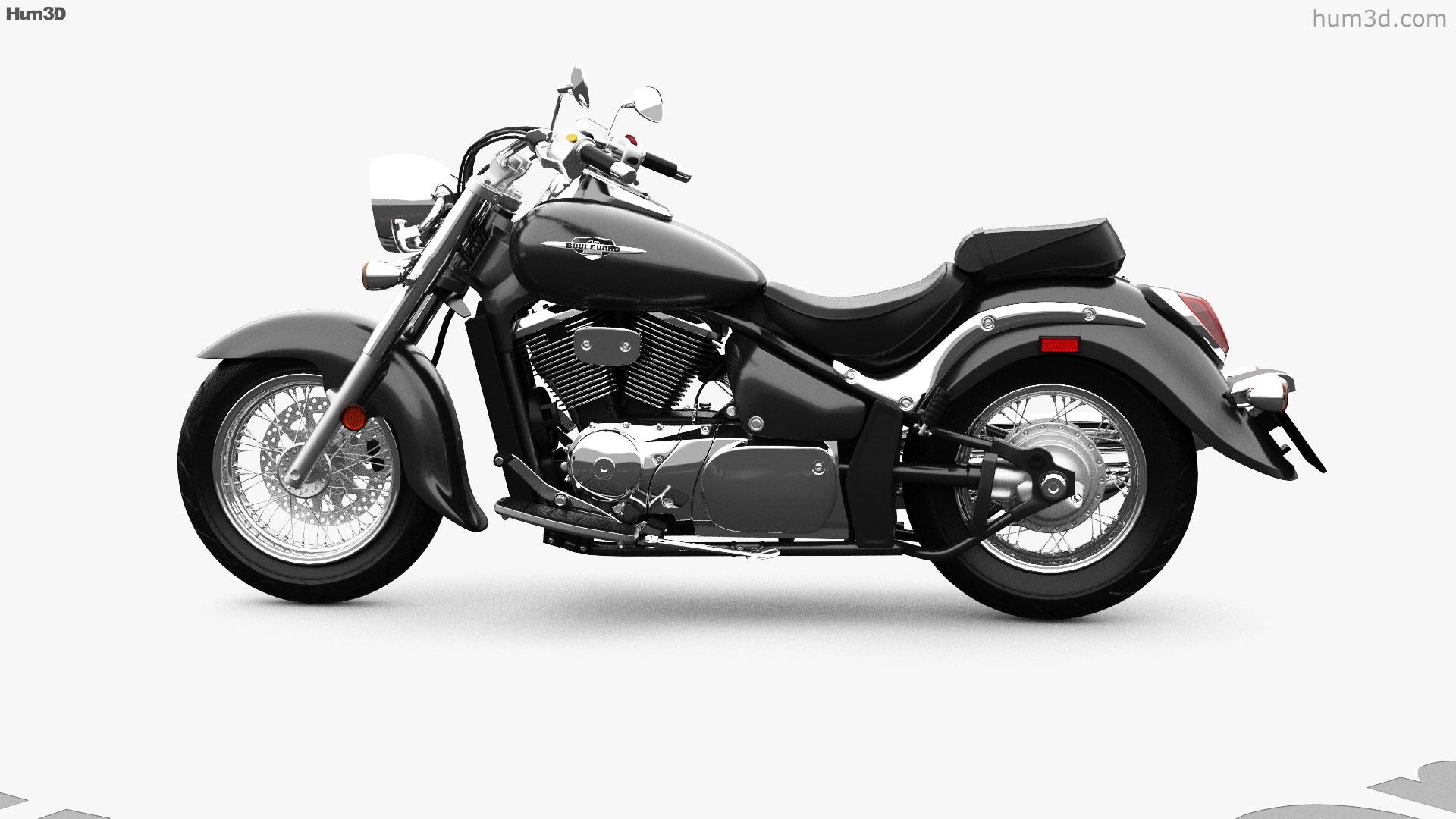 360 view of Suzuki Boulevard C50 2024 3D model - 3DModels store
