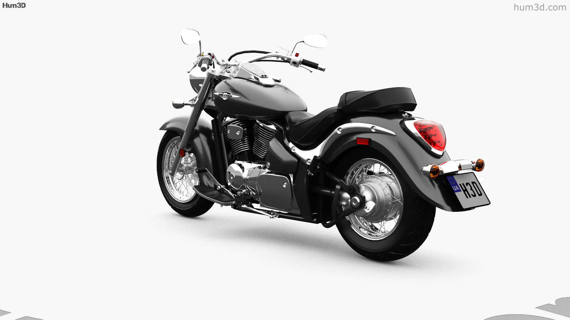 360 view of Suzuki Boulevard C50 2024 3D model - 3DModels store