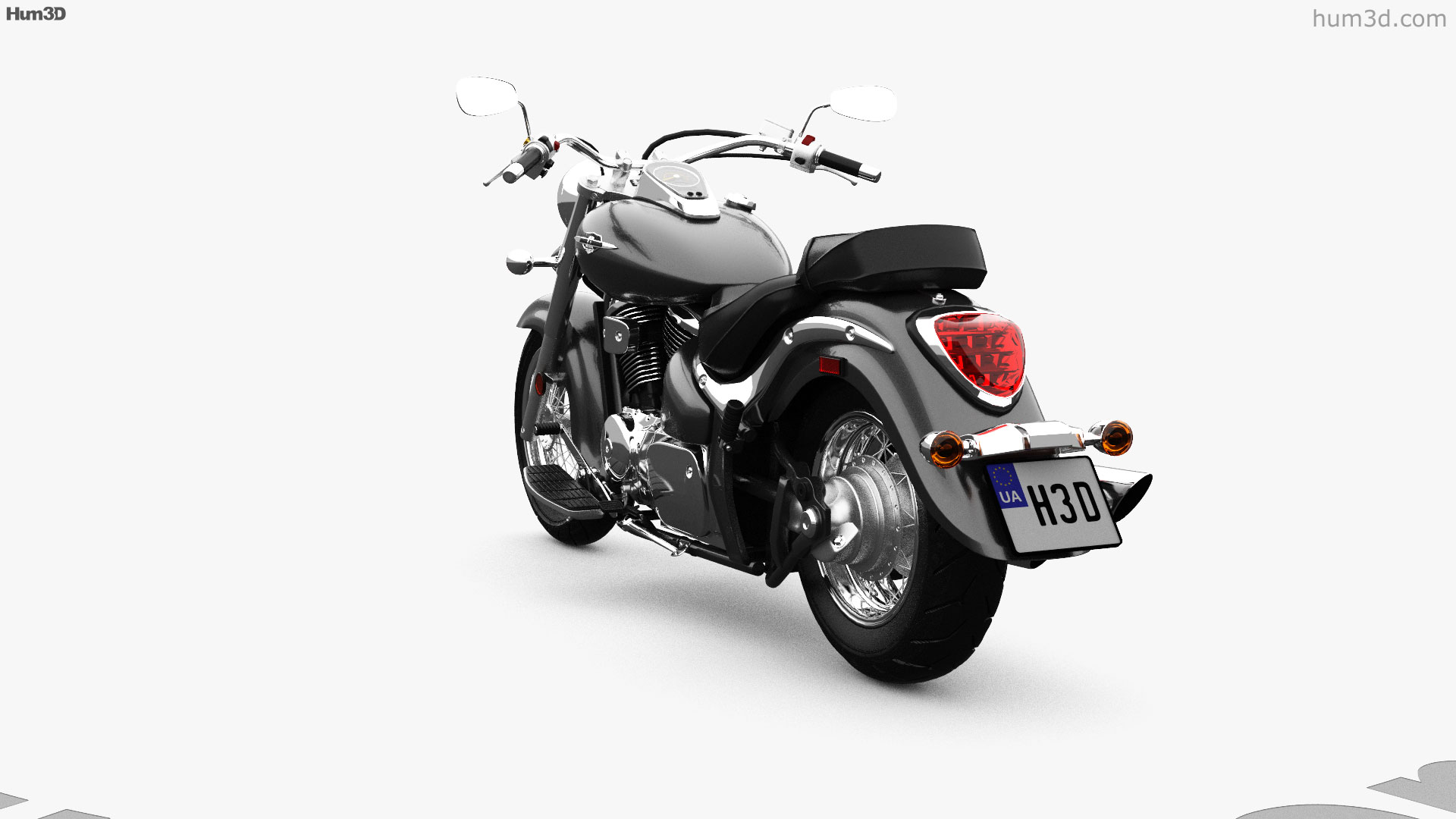 360 view of Suzuki Boulevard C50 2024 3D model - 3DModels store