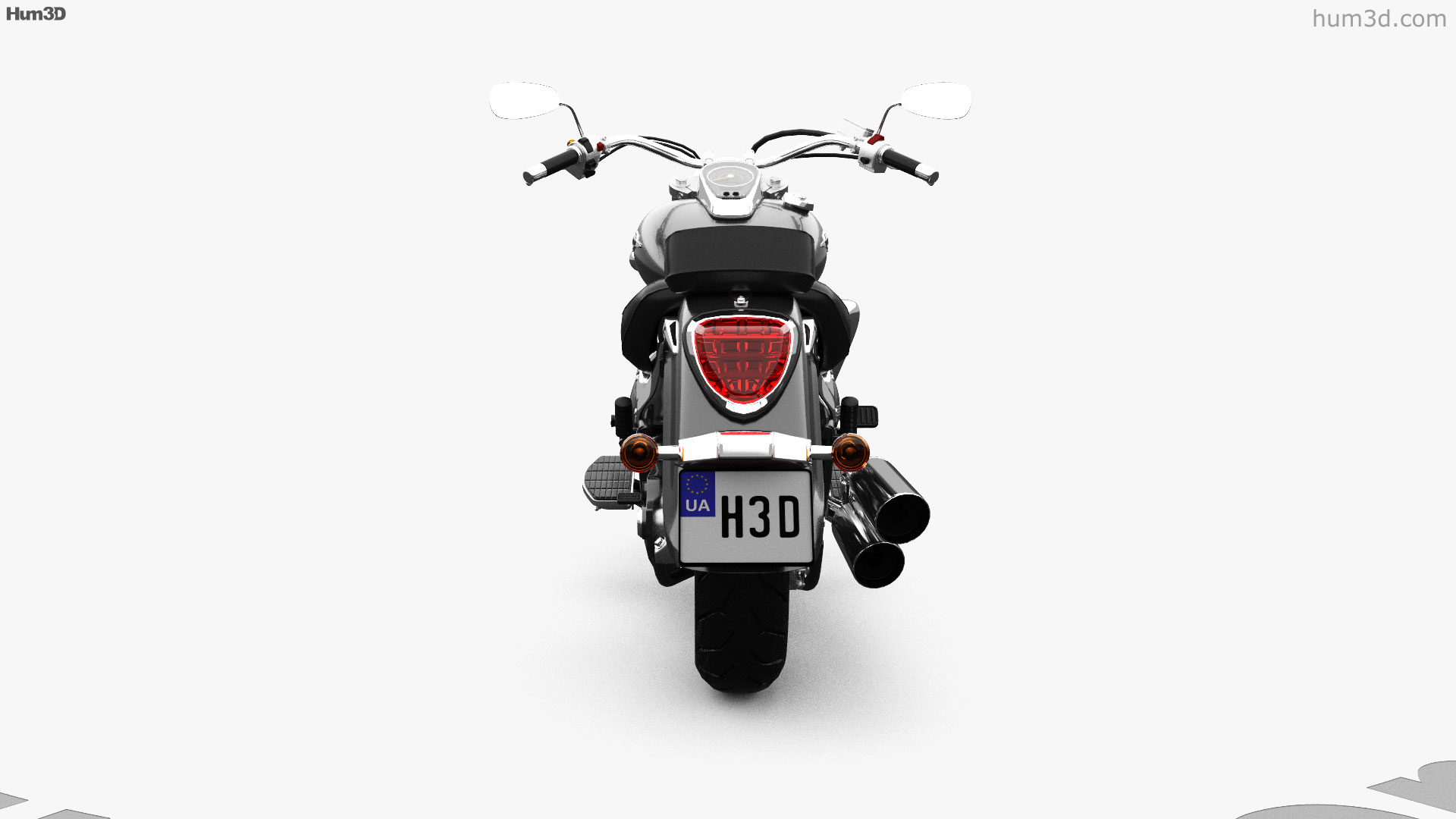 360 view of Suzuki Boulevard C50 2024 3D model - 3DModels store