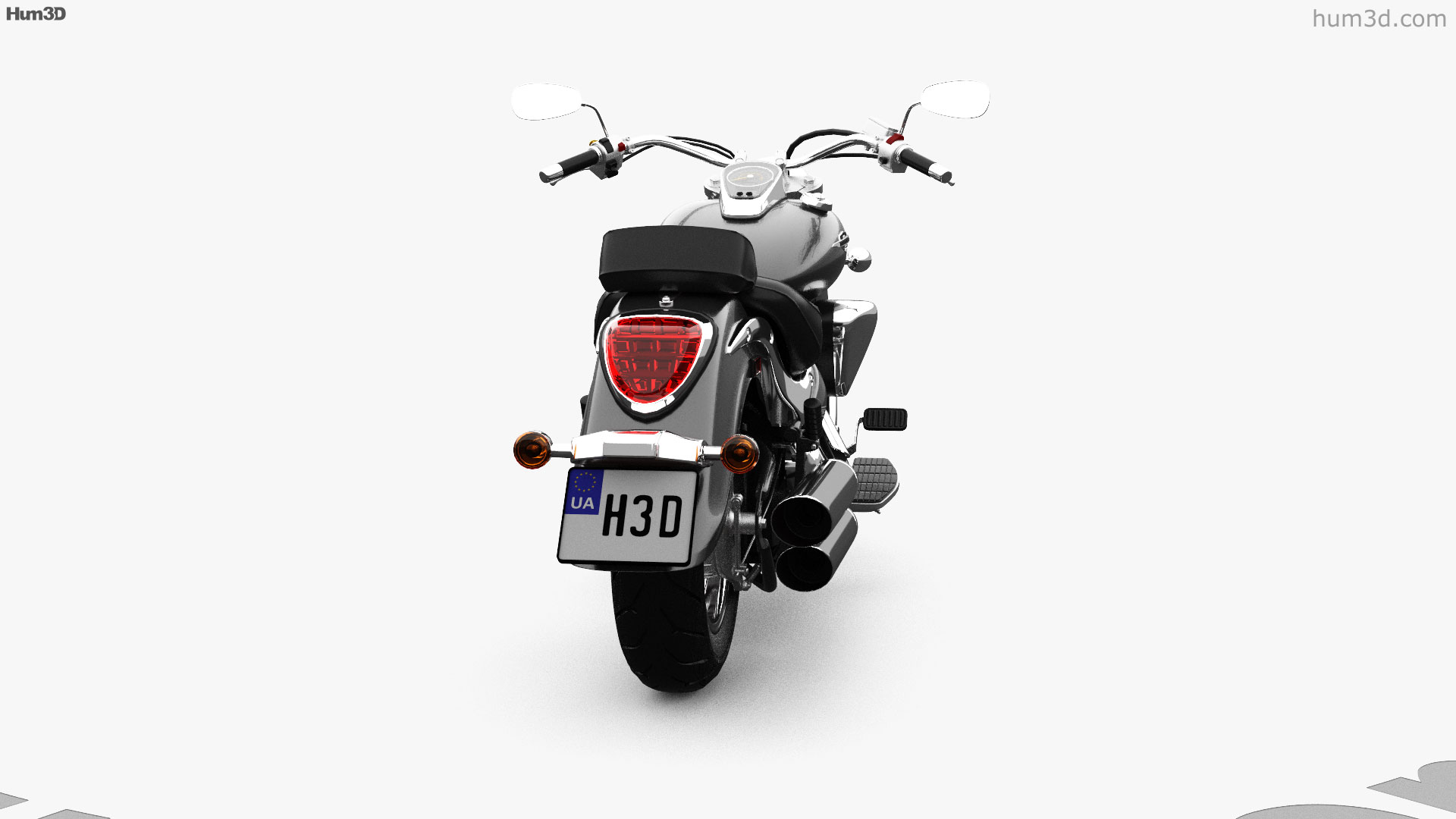 360 view of Suzuki Boulevard C50 2024 3D model - 3DModels store