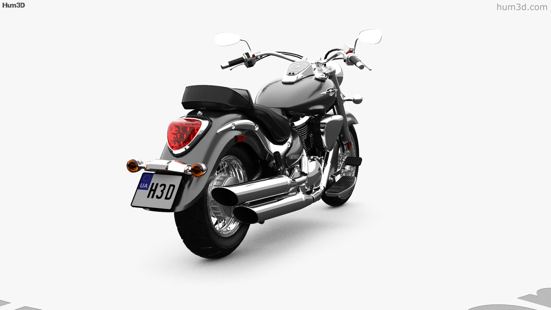 360 view of Suzuki Boulevard C50 2024 3D model - 3DModels store