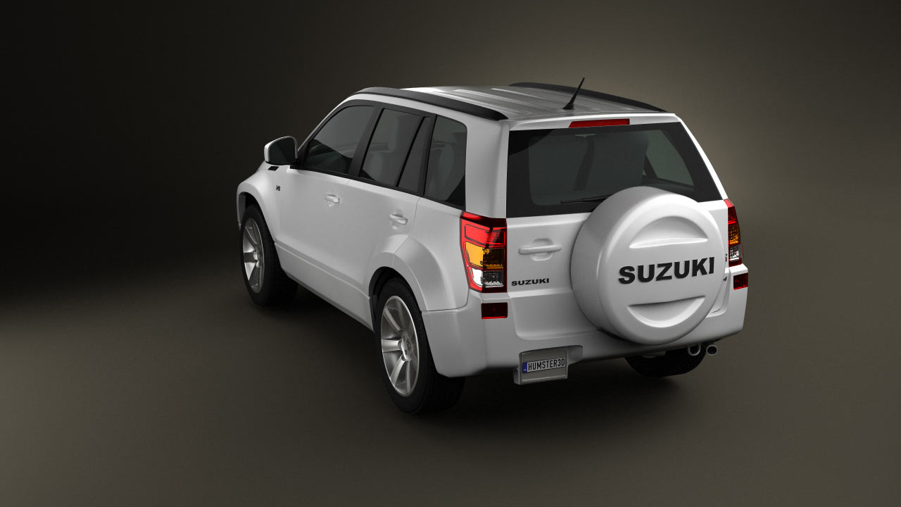 360 view of Suzuki Grand Vitara 2014 3D model - 3DModels store