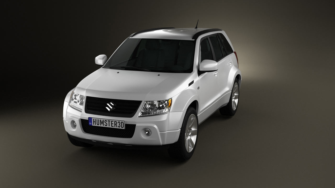 360 view of Suzuki Grand Vitara 2014 3D model - 3DModels store