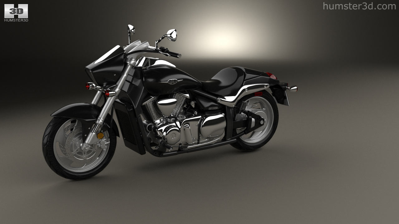 360 view of Suzuki Intruder M1500 2013 3D model - 3DModels store