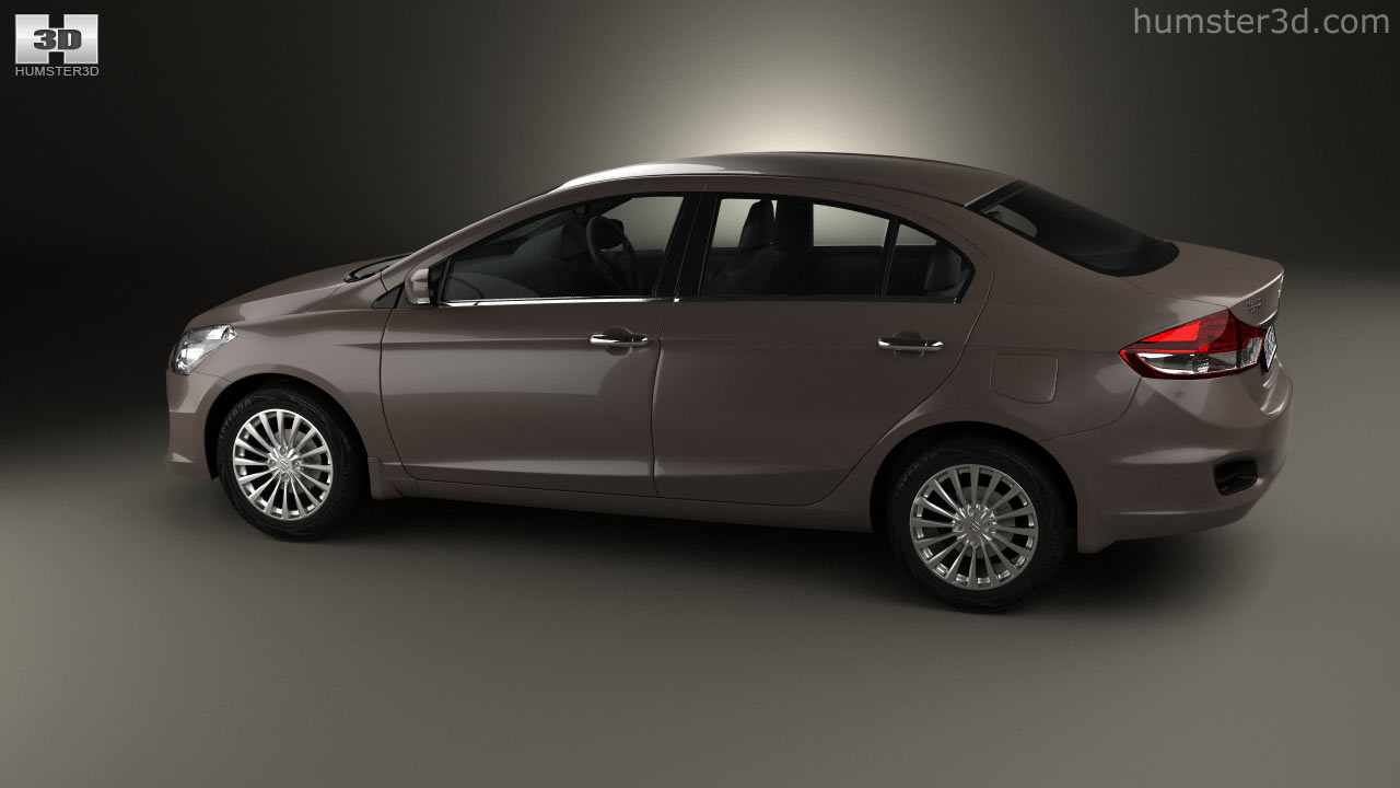 360 view of Suzuki (Maruti) Ciaz 2017 3D model - 3DModels store