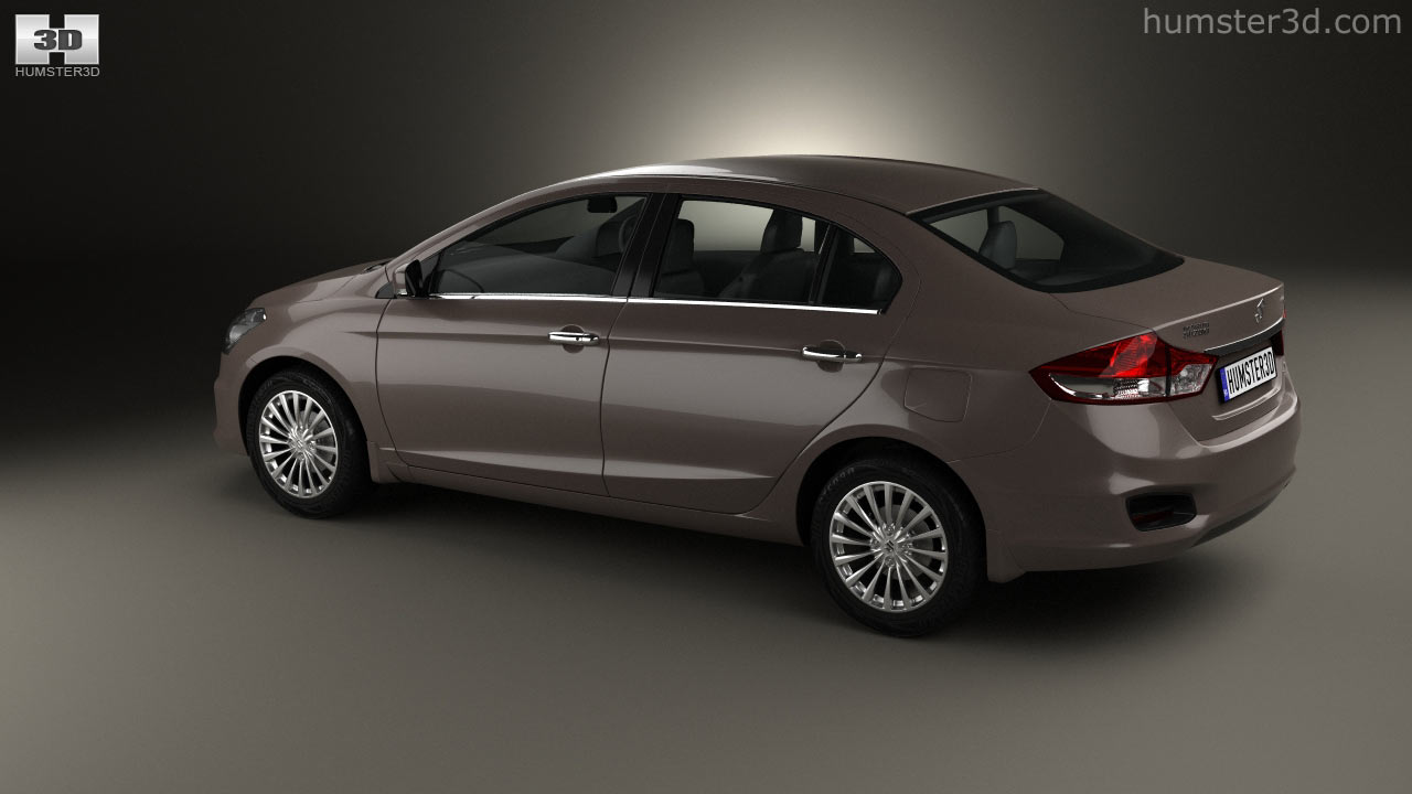 360 view of Suzuki (Maruti) Ciaz 2017 3D model - 3DModels store