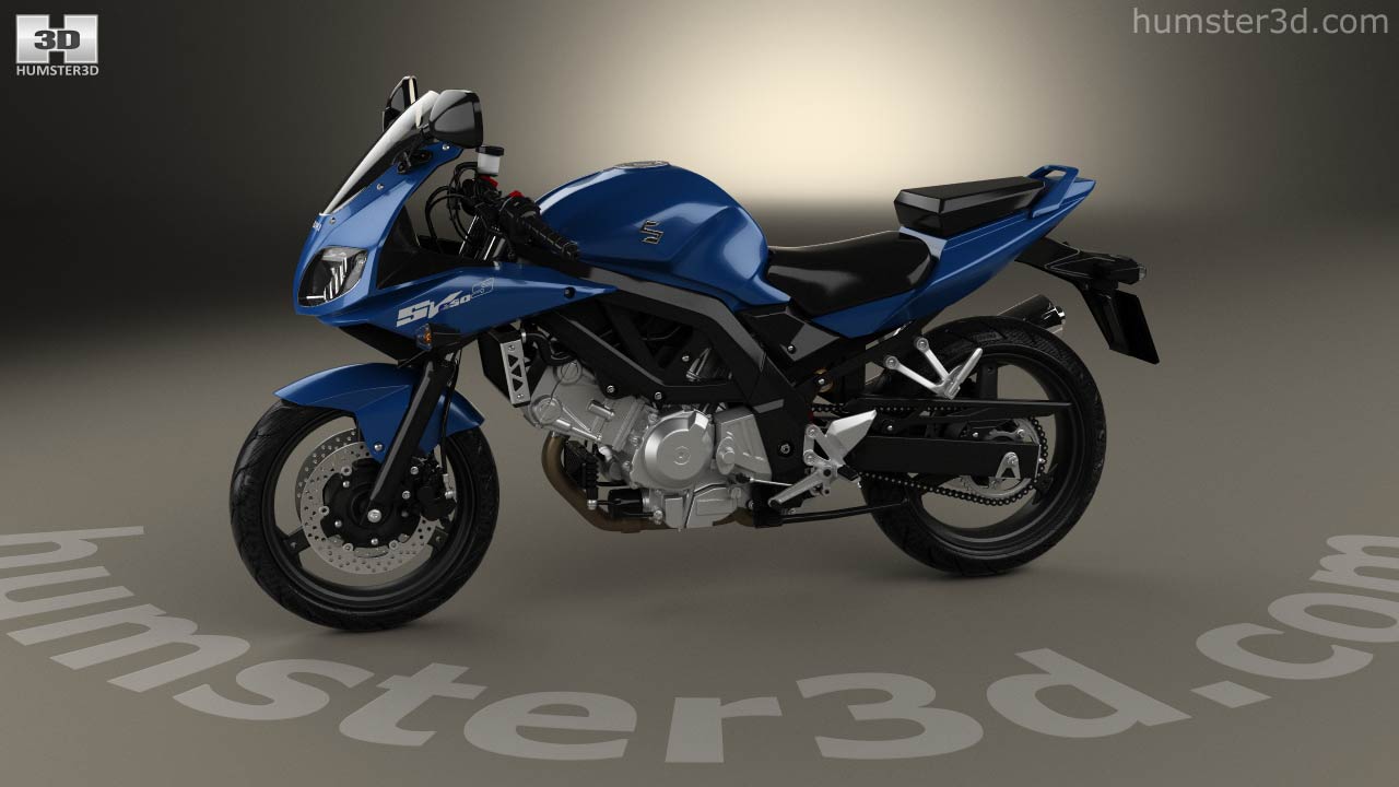 360 view of Suzuki SV650S 2015 3D model - 3DModels store