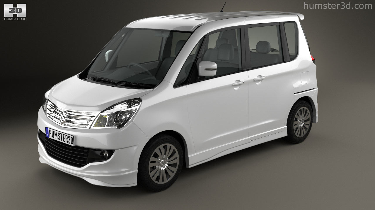 360 view of Suzuki Solio S 2015 3D model - 3DModels store
