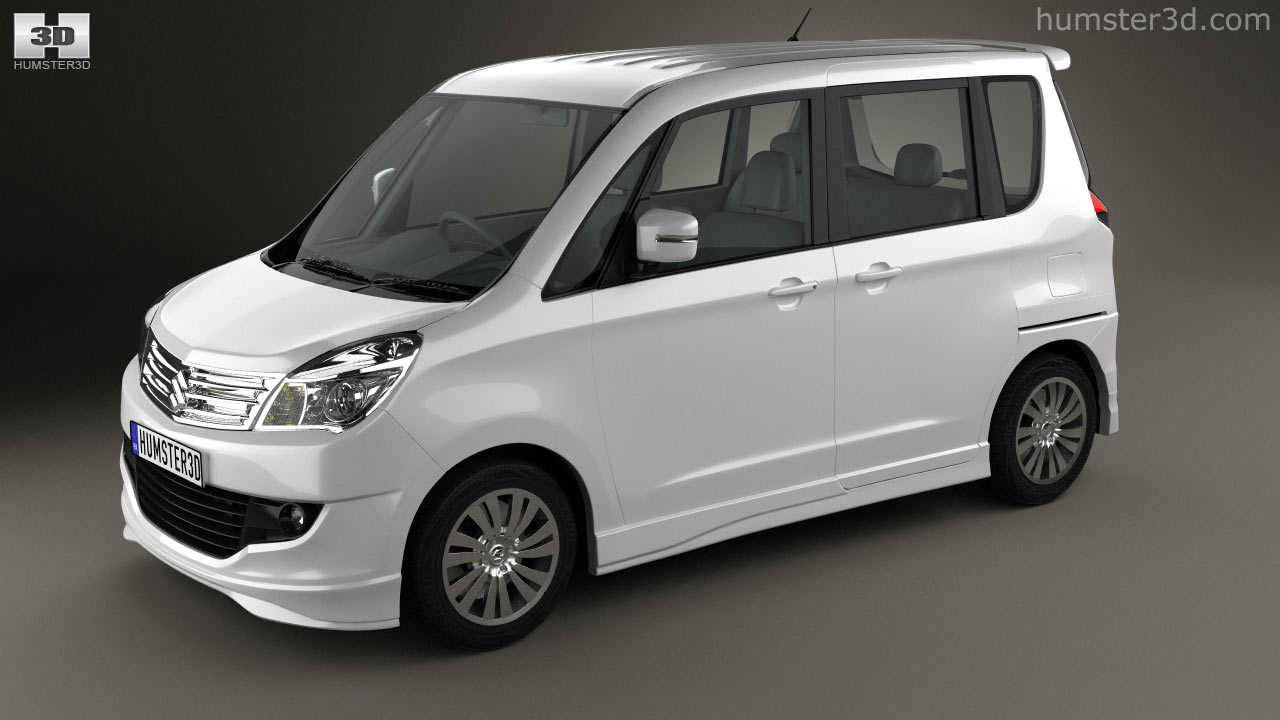 360 view of Suzuki Solio S 2015 3D model - 3DModels store