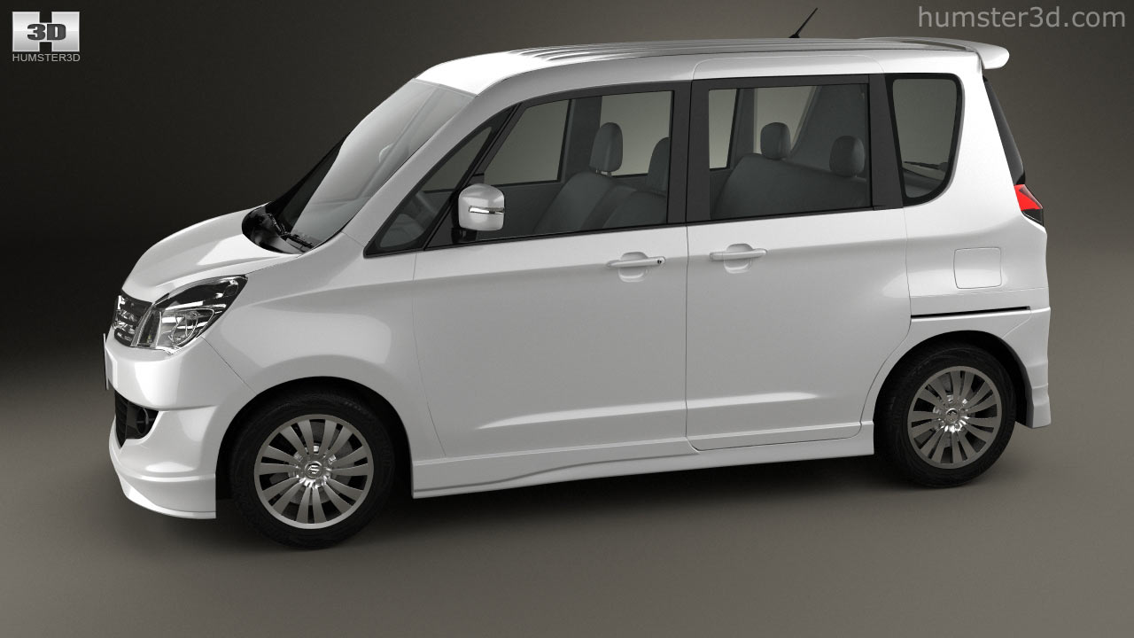 360 view of Suzuki Solio S 2015 3D model - 3DModels store