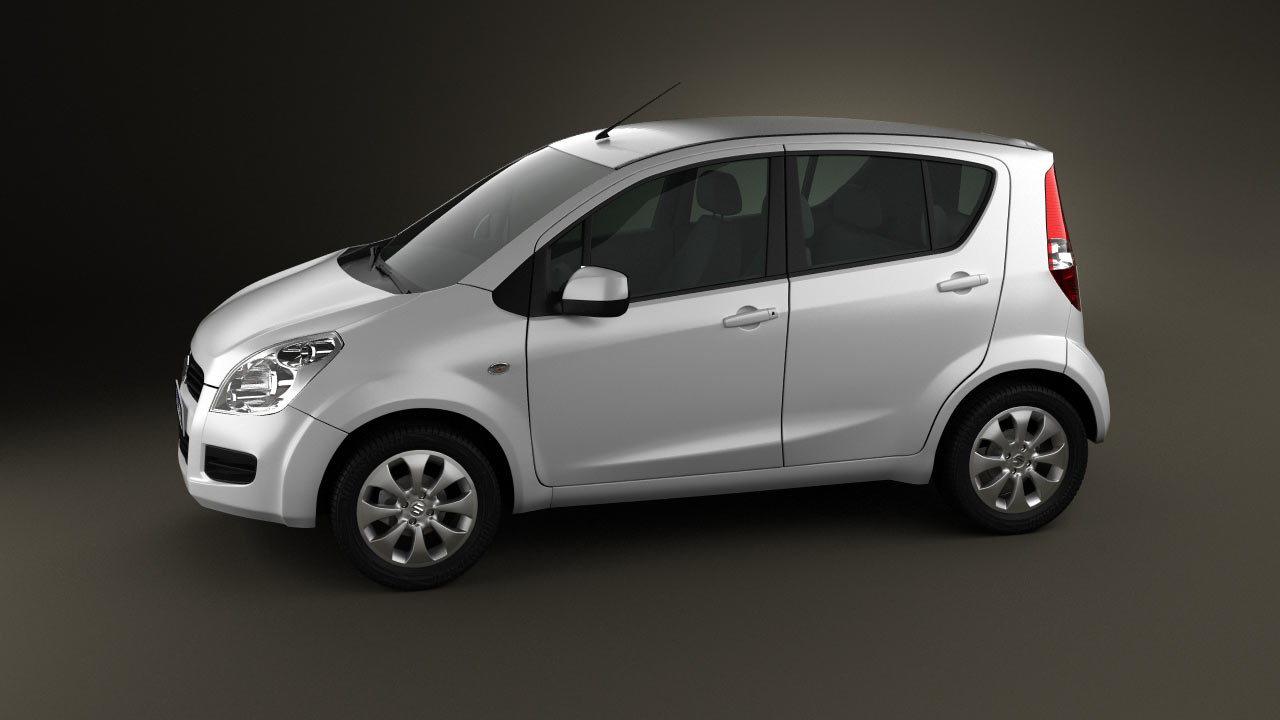 360 view of Suzuki Splash 2011 3D model - 3DModels store