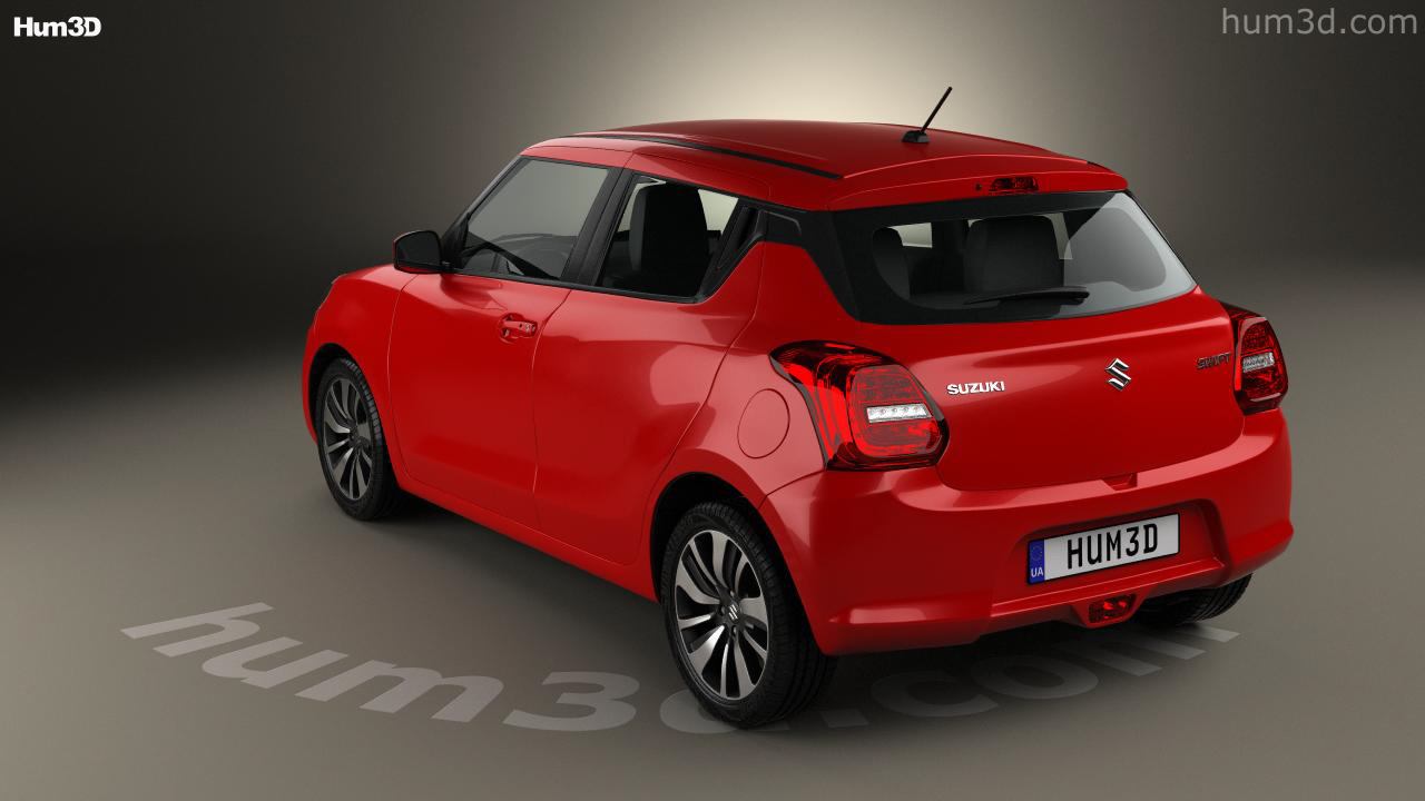 360 view of Suzuki Swift 2020 3D model - 3DModels store