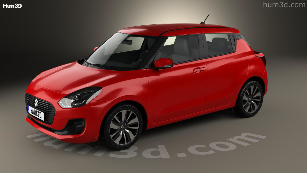 360 view of Suzuki Swift 2020 3D model - 3DModels store