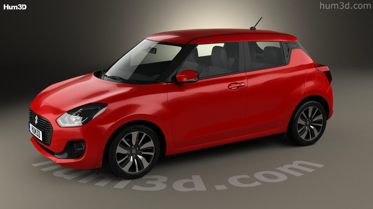 360 view of Suzuki Swift 2020 3D model - 3DModels store