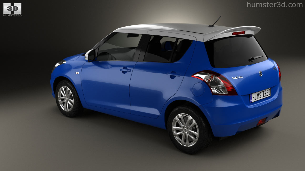 360 view of Suzuki Swift SZ-L hatchback 5-door 2017 3D model - 3DModels ...