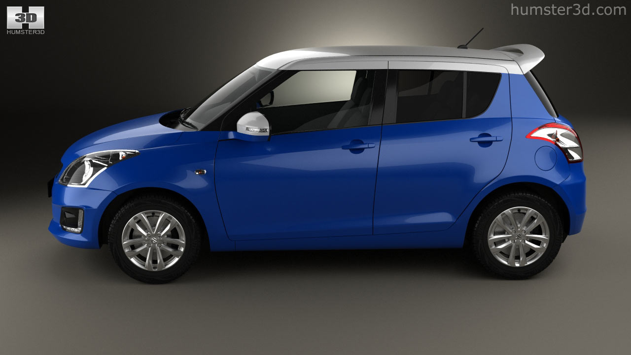 360 view of Suzuki Swift SZ-L hatchback 5-door 2017 3D model - 3DModels ...