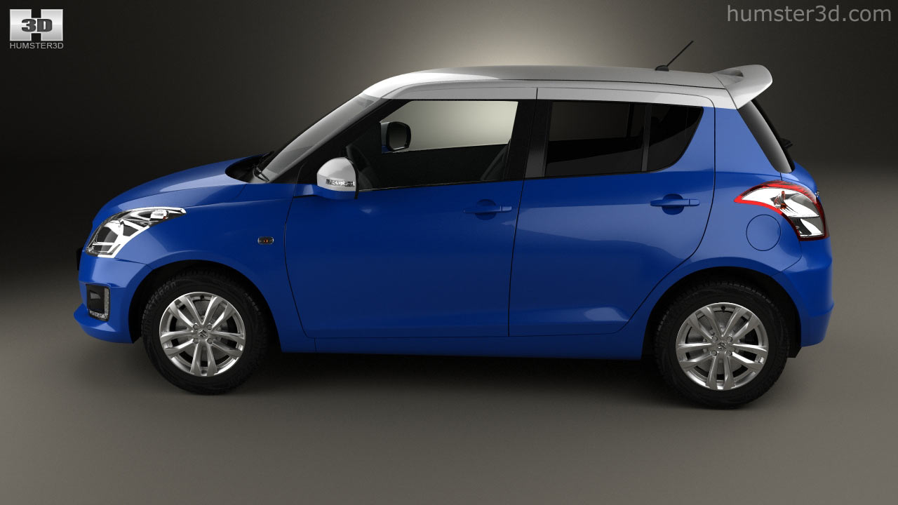 360 view of Suzuki Swift SZ-L hatchback 5-door 2017 3D model - 3DModels ...