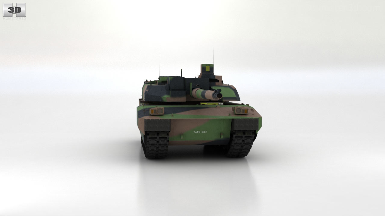 360 view of Leclerc tank 3D model - 3DModels store