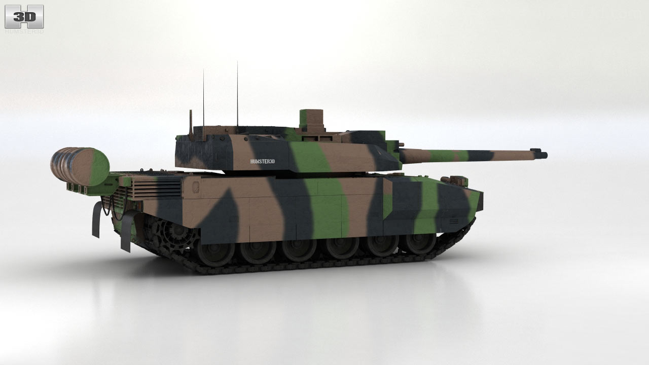 360 view of Leclerc tank 3D model - 3DModels store