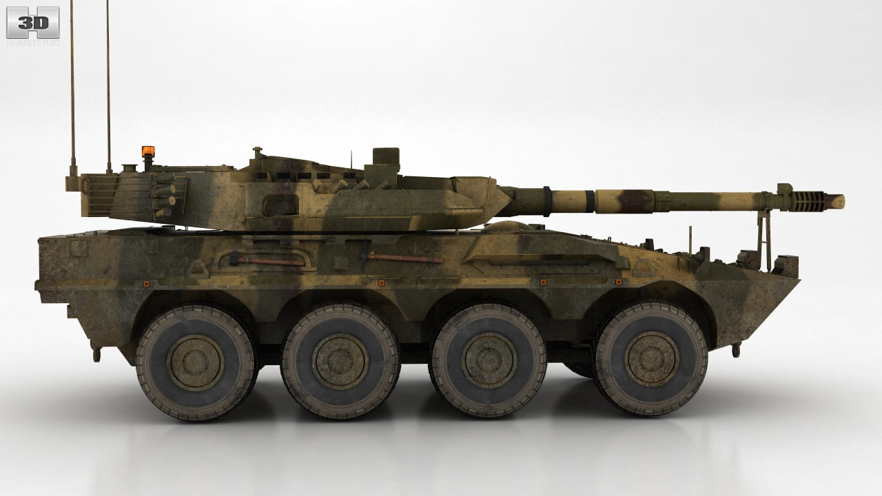 360 view of B1 Centauro 3D model - 3DModels store