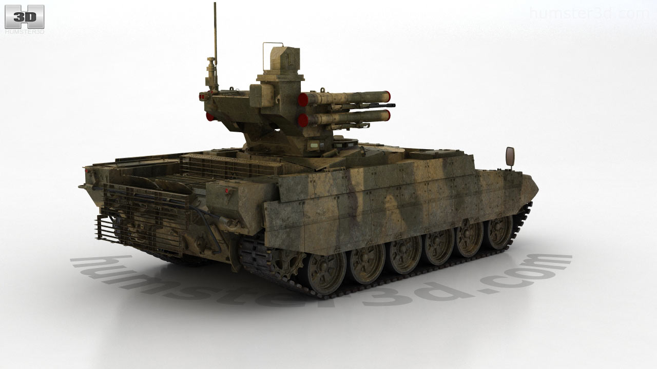 360 view of BMPT Terminator 3D model - 3DModels store