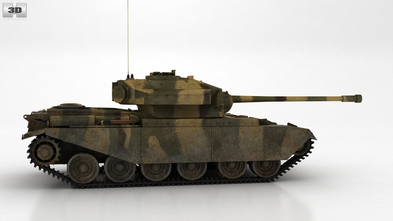 360 view of Centurion Tank 3D model - 3DModels store