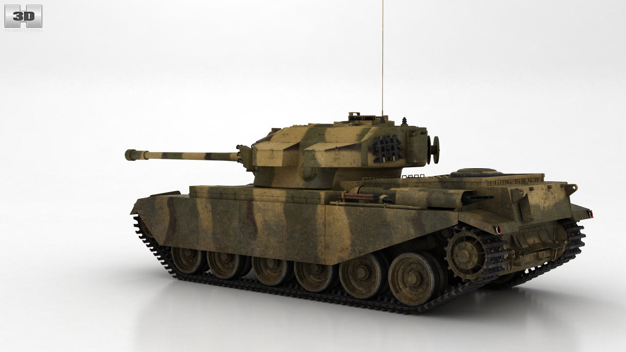 360 view of Centurion Tank 3D model - 3DModels store
