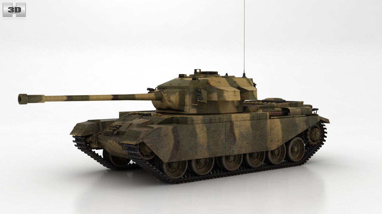 360 view of Centurion Tank 3D model - 3DModels store