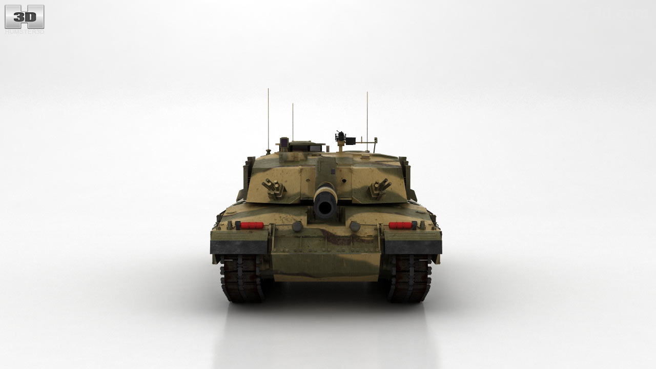 360 view of Challenger 2 3D model - 3DModels store