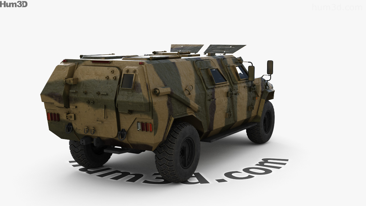 360 view of Dongfeng CSK-131 Mengshi 3D model - 3DModels store