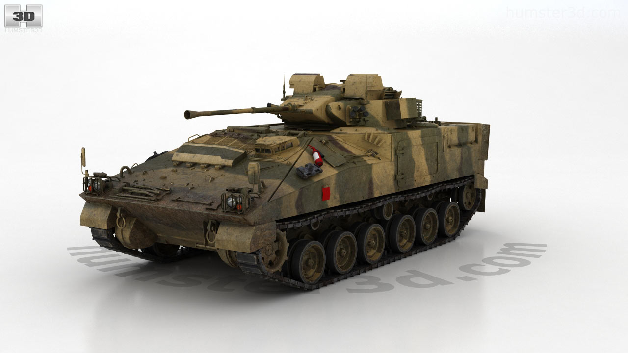 360 view of FV510 Warrior 3D model - 3DModels store
