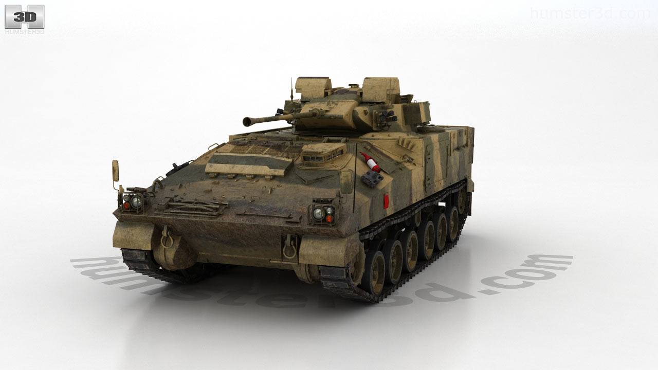 360 view of FV510 Warrior 3D model - 3DModels store