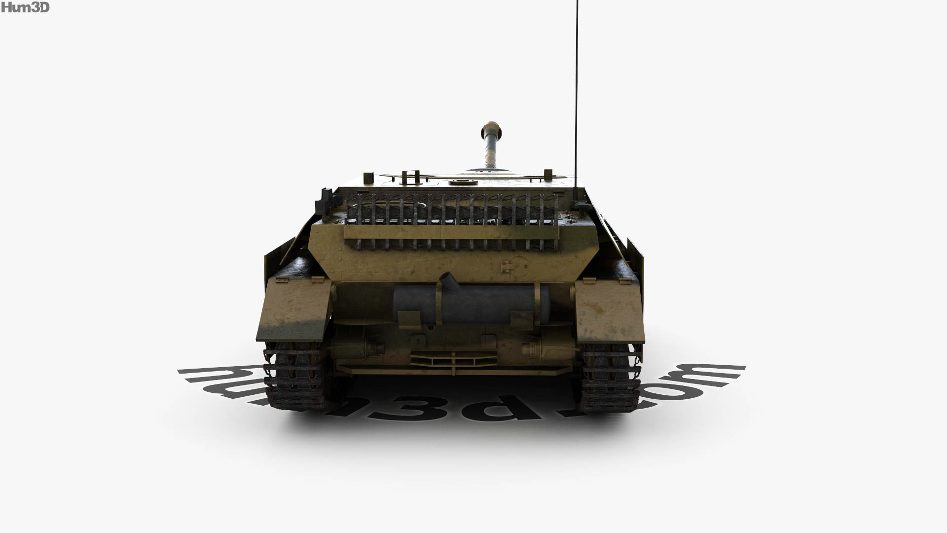 360 view of Jagdpanzer IV Tank Destroyer 3D model - 3DModels store