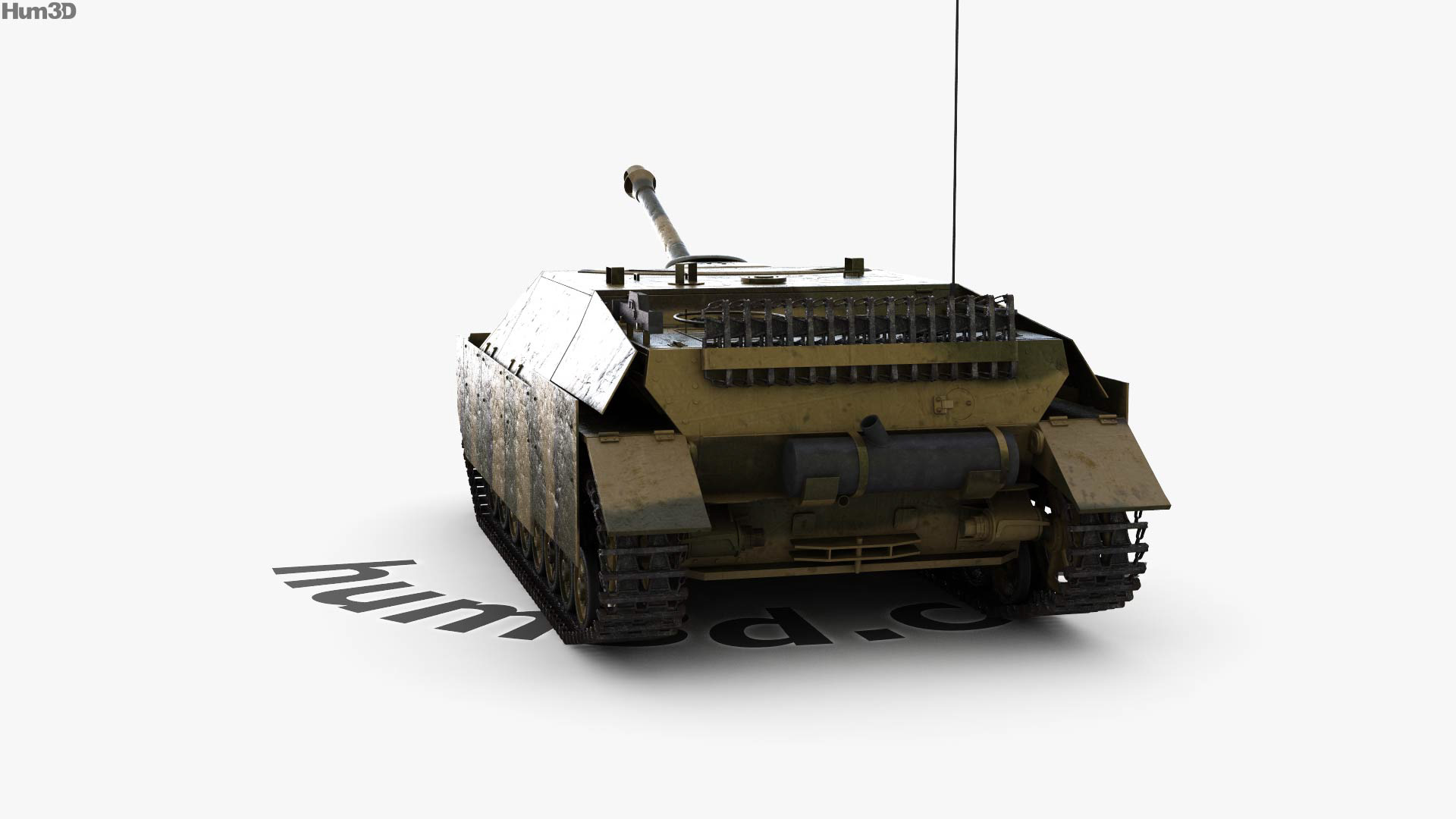 360 view of Jagdpanzer IV Tank Destroyer 3D model - 3DModels store