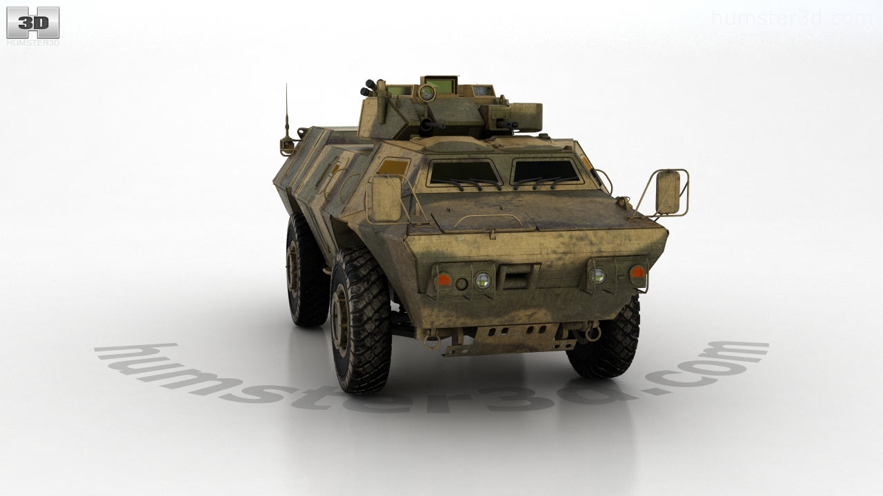 360 view of M1117 Armored Security Vehicle 3D model - 3DModels store