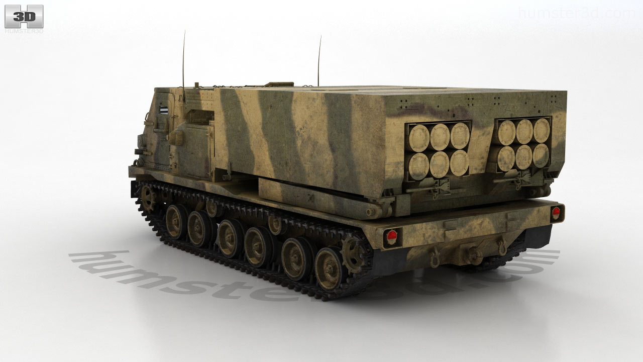 360 view of M270 MLRS 3D model - 3DModels store
