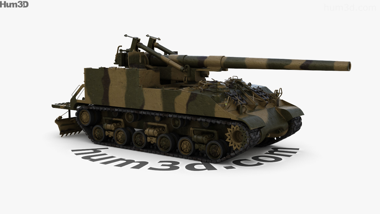 360 view of M40 Gun Motor Carriage 3D model - 3DModels store