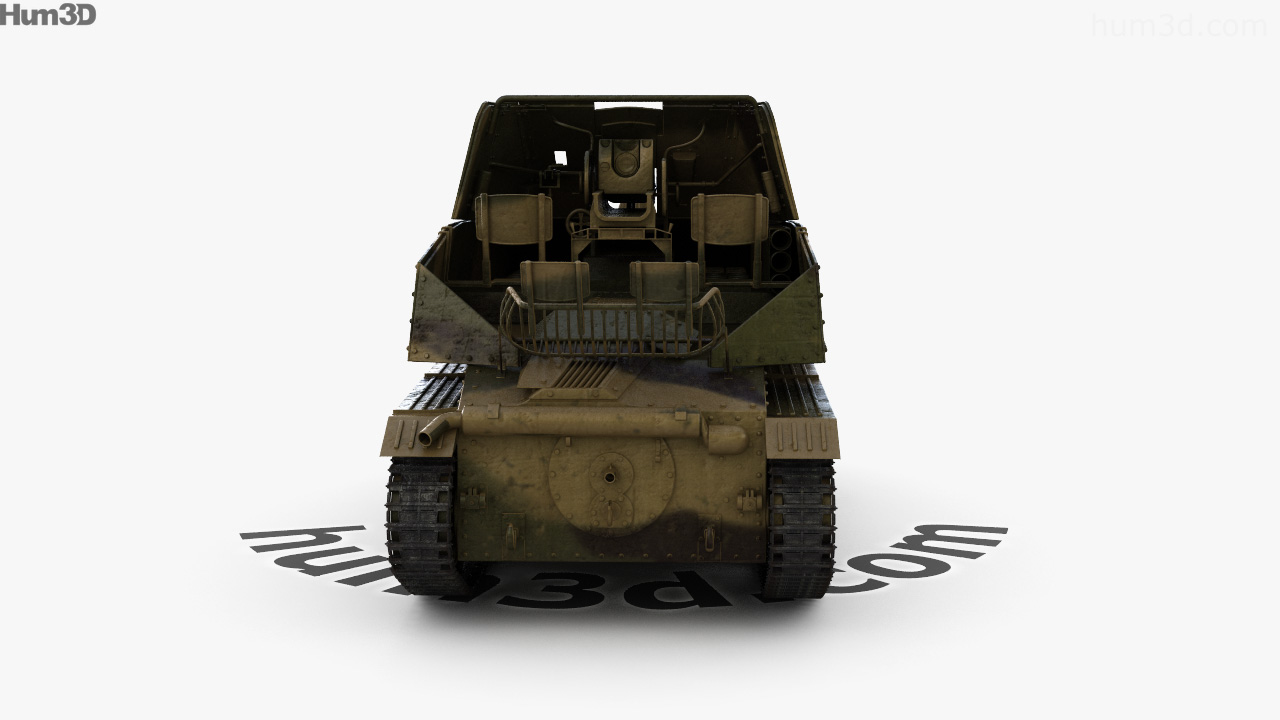 360 view of Marder III Tank Destroyer 3D model - 3DModels store
