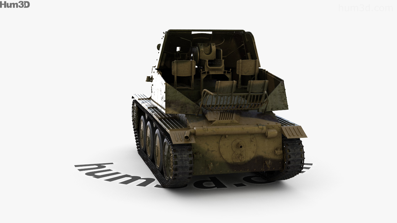 360 view of Marder III Tank Destroyer 3D model - 3DModels store