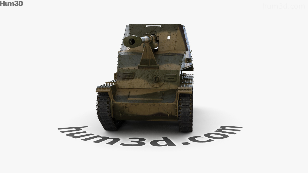 360 view of Marder III Tank Destroyer 3D model - 3DModels store
