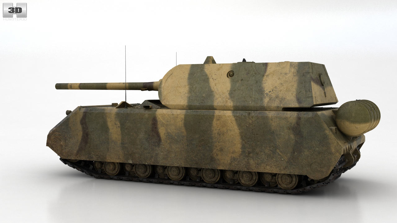 360 view of Panzer VIII Maus 3D model - 3DModels store