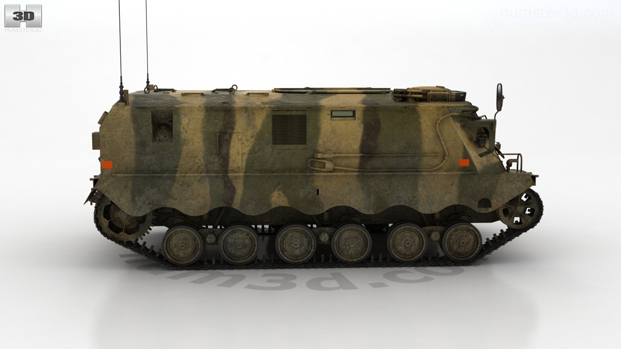 360 view of Pansarvarnsrobotbandvagn 551 (PvRbBv 551) 3D model ...