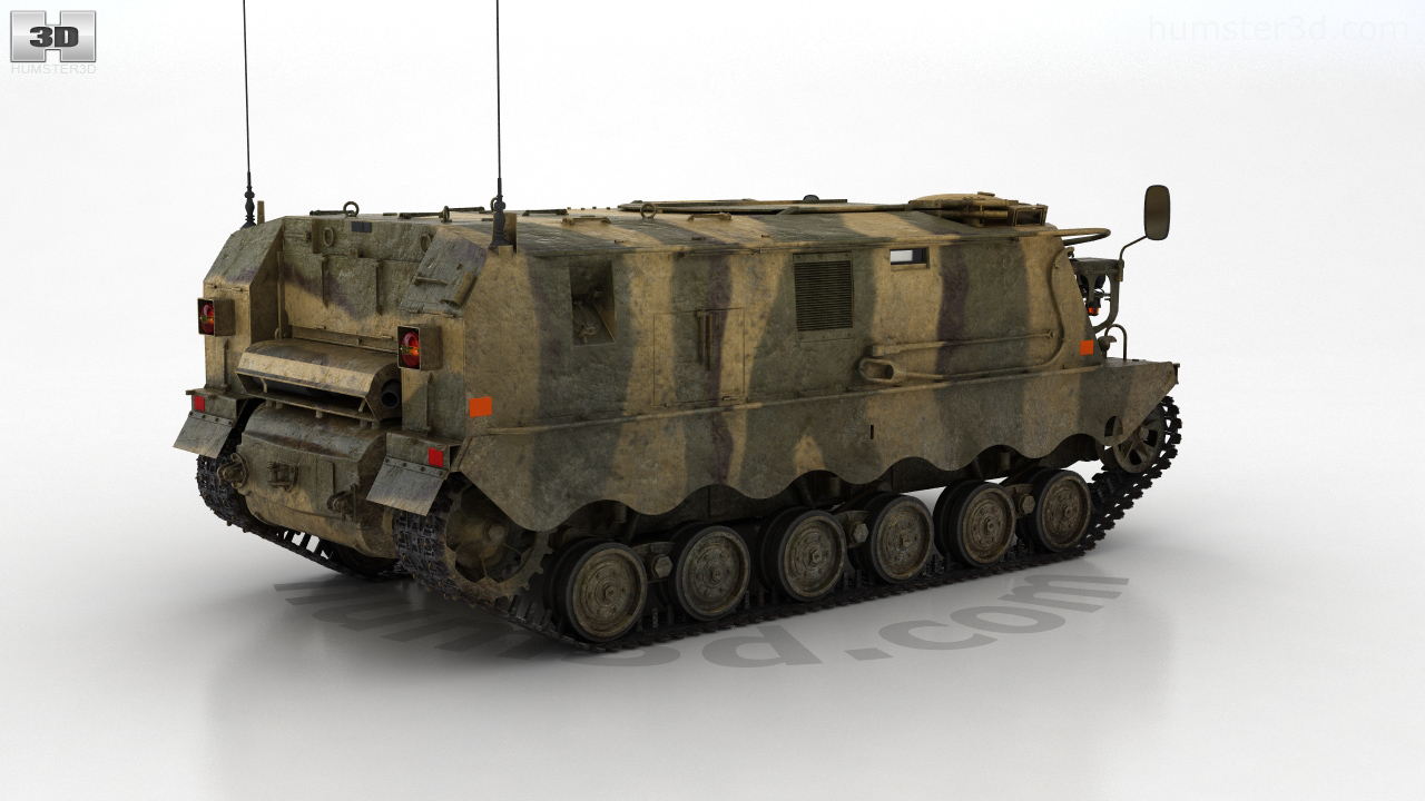 360 view of Pansarvarnsrobotbandvagn 551 (PvRbBv 551) 3D model ...